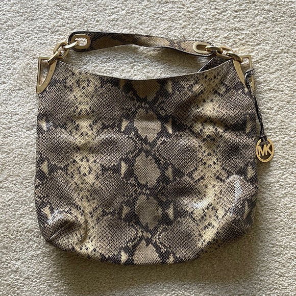 MICHAEL Michael Kors | Bags | Michael Kors Snake Skin Tote | Poshmark